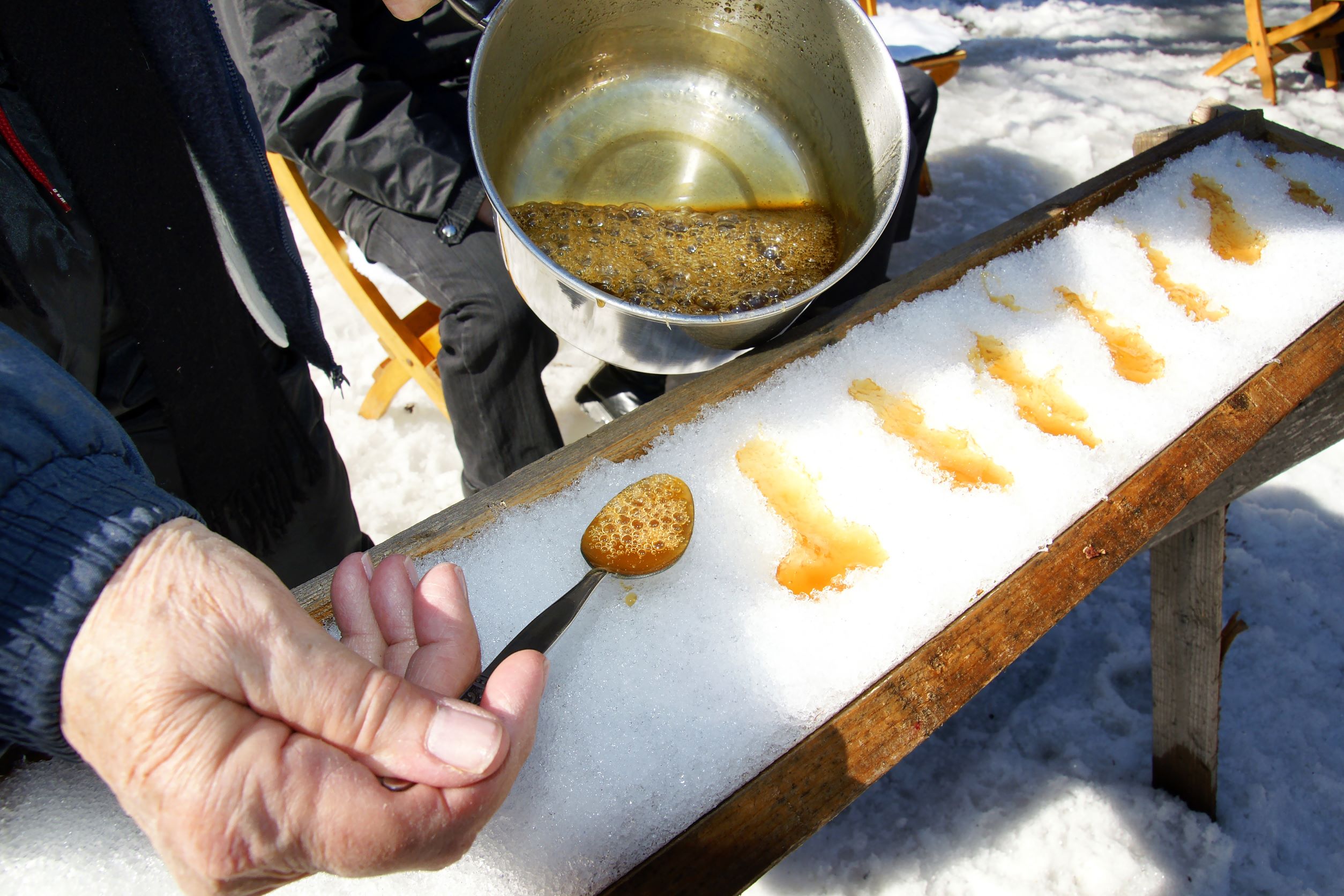 Wax on Snow: The Sticky and Sweet Treat - Lehman's Simpler Living Blog